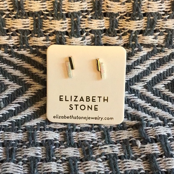 Elizabeth Stone | Jewelry | New Elizabeth Stone Modern Bar Studs | Poshmark